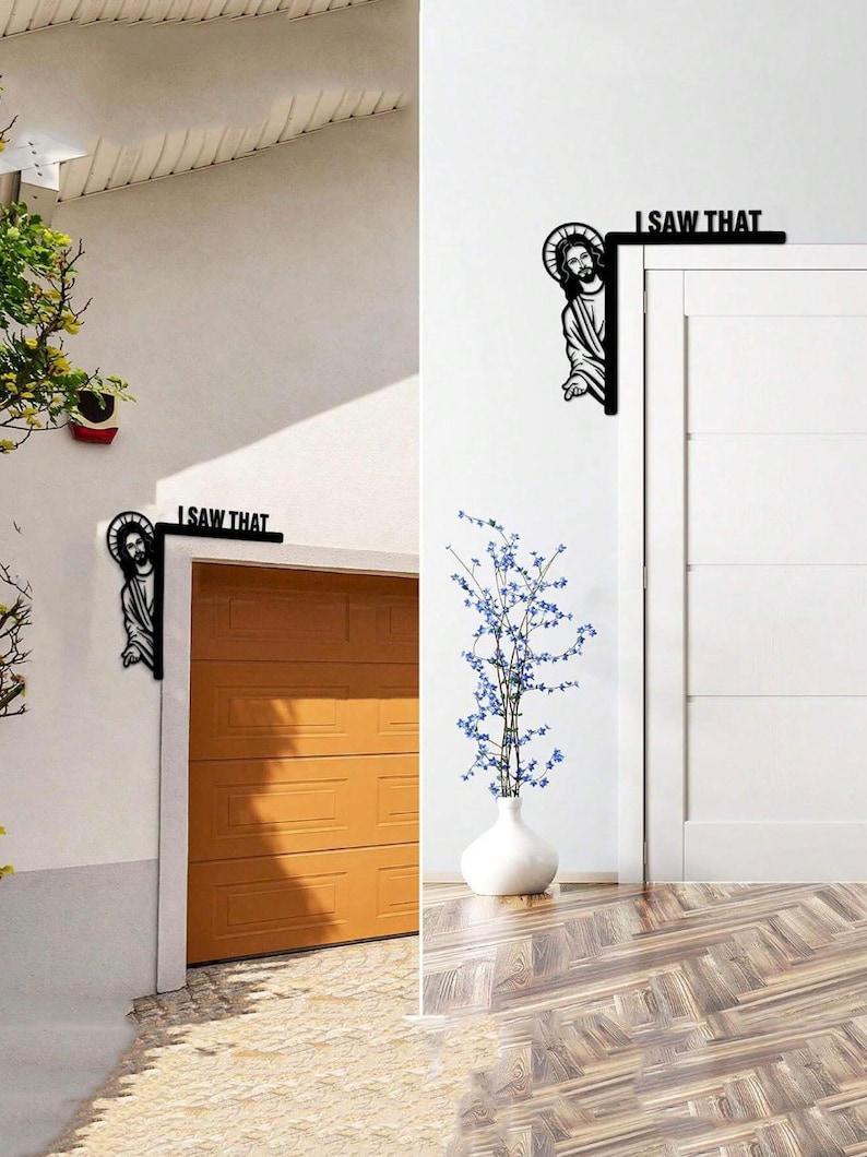 Jesus Door Frame Decoration, Door Frame Ornament, Religious Home Decor ...