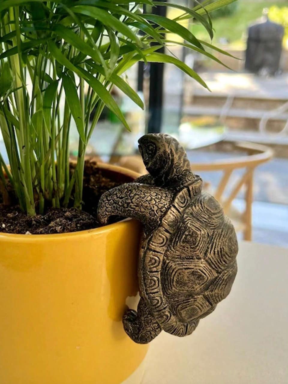 Bronze Turtle Planter Hanging, Pot Buddy, Pot Hanger, Gift Boxed ...