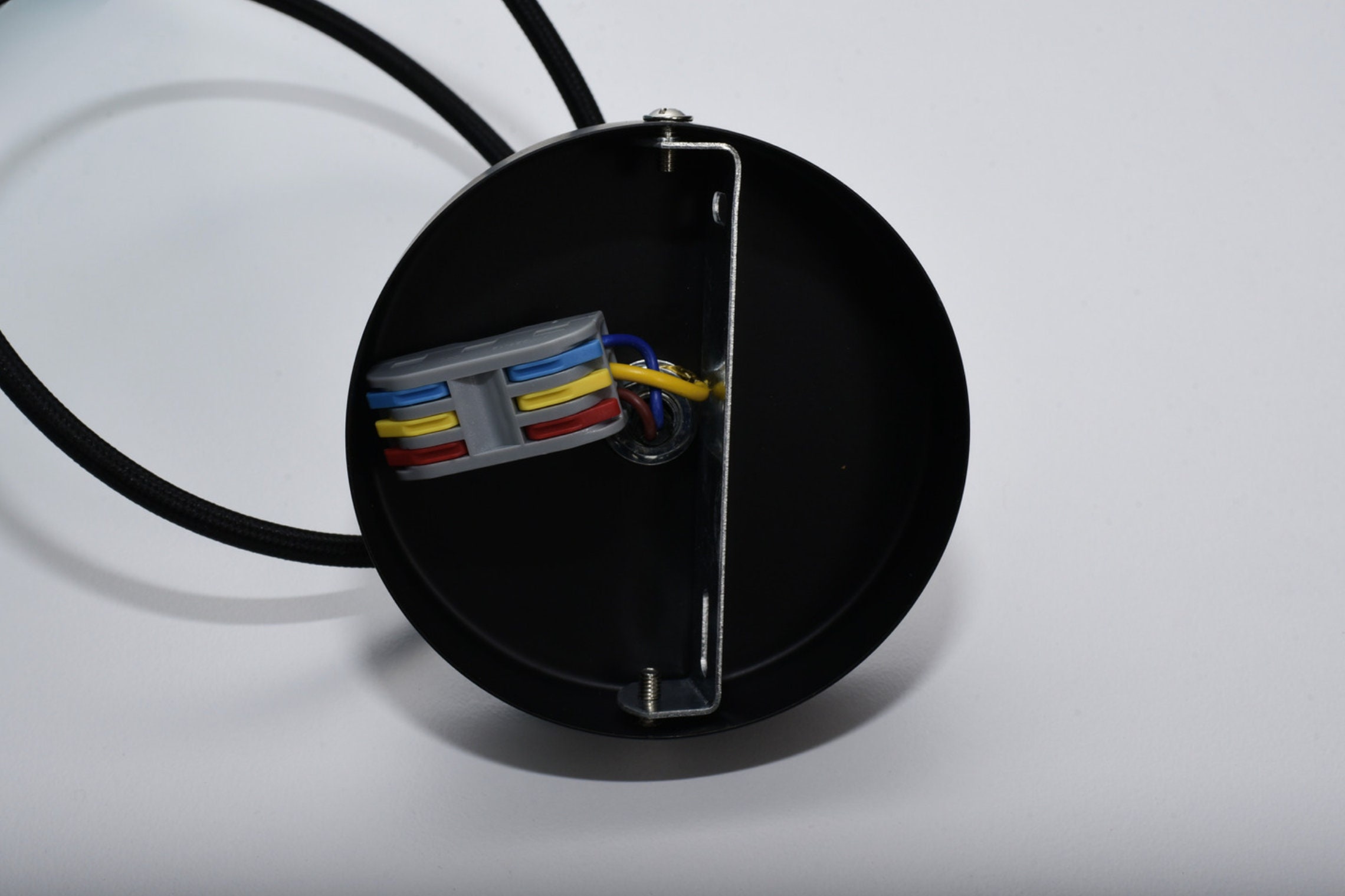 Wood Square Pendant Light, Single Light Lamp Made From Oak, Hanging ...