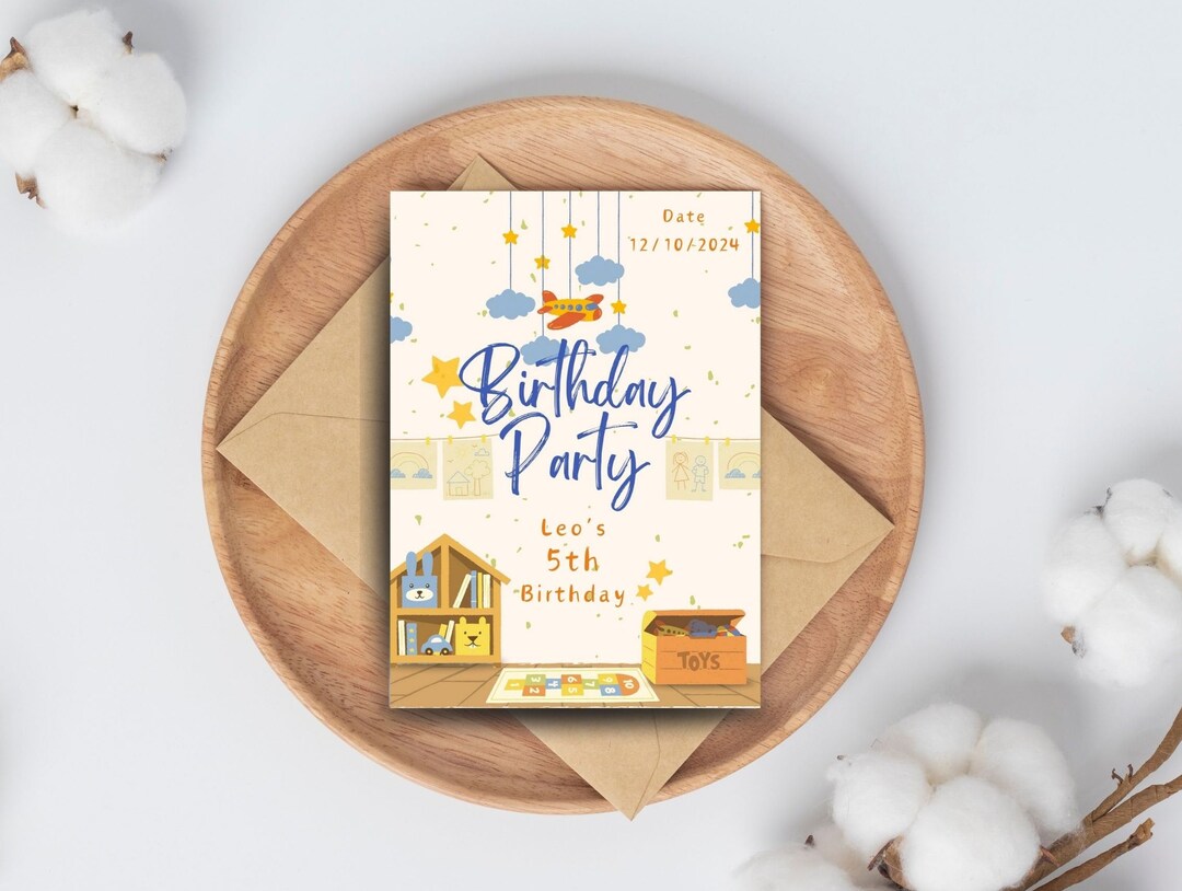 Kids Birthday Kids Birthday Invitation Birthday Cards Invitation for ...