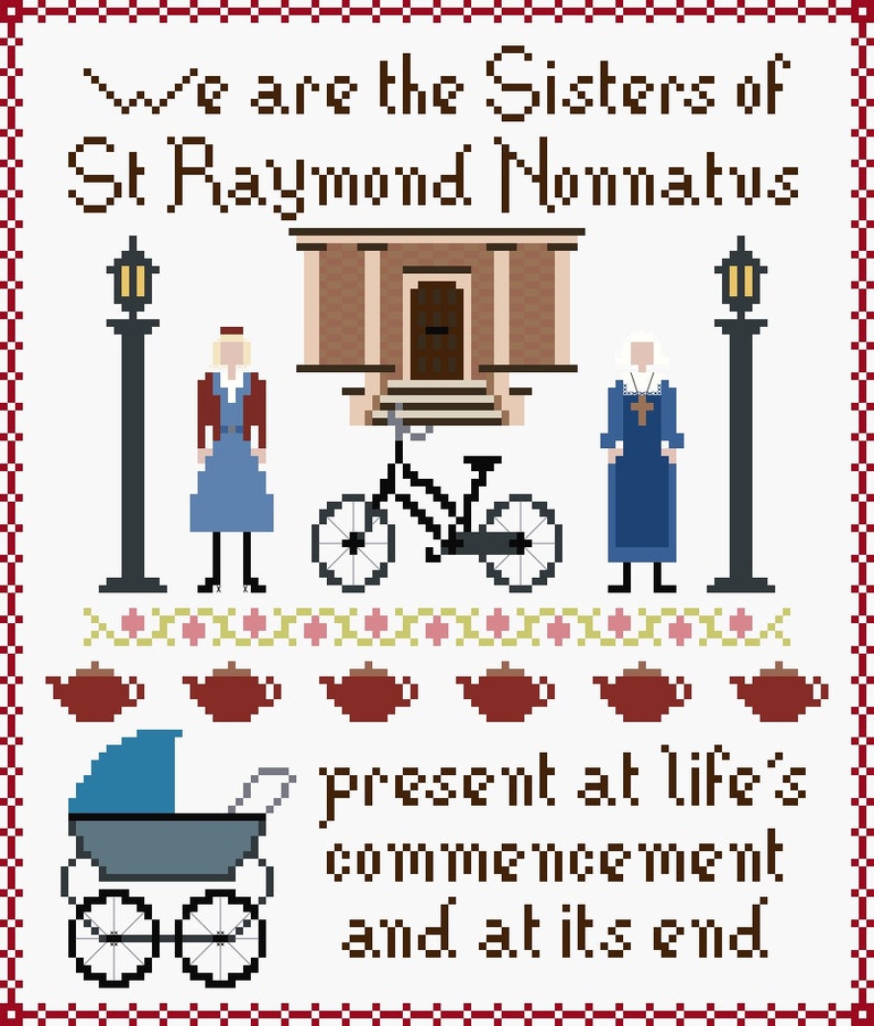 PDF Cross Stitch Pattern: the Order of St Raymond Nonnatus - Call the ...