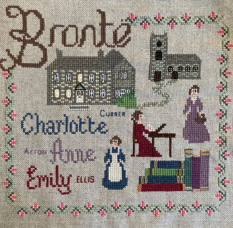 The Bronte Sisters PDF Cross Stitch Pattern - Etsy