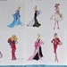 Set of 15 Robert Best Barbie Fashion Model Collection Wall Art Prints ...