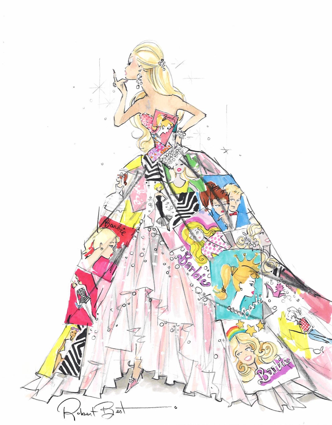 Robert Best Generation of Dreams Barbie Fashion Model Collection Wall ...