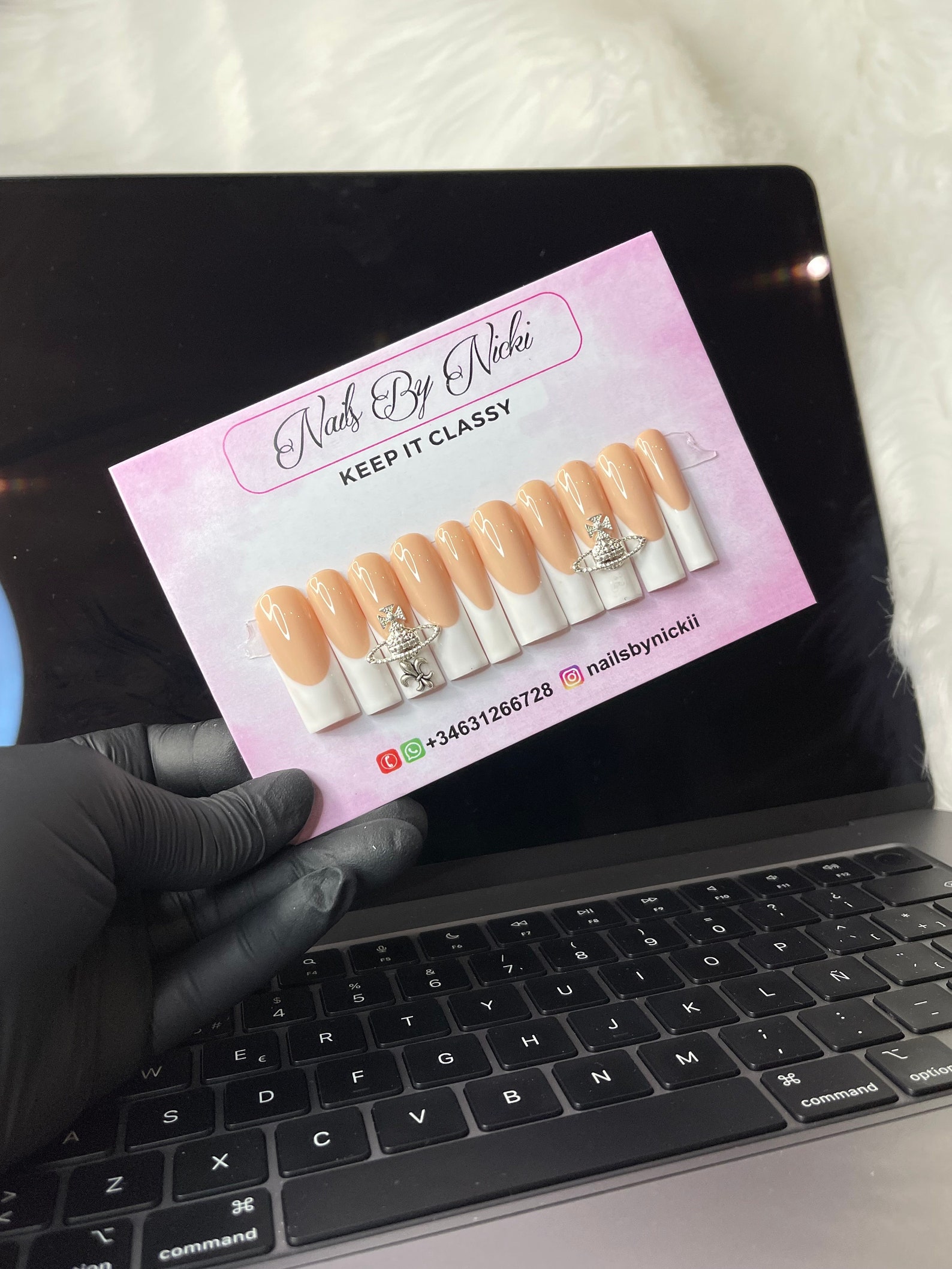 Acrylic Press on Nails Set - Etsy