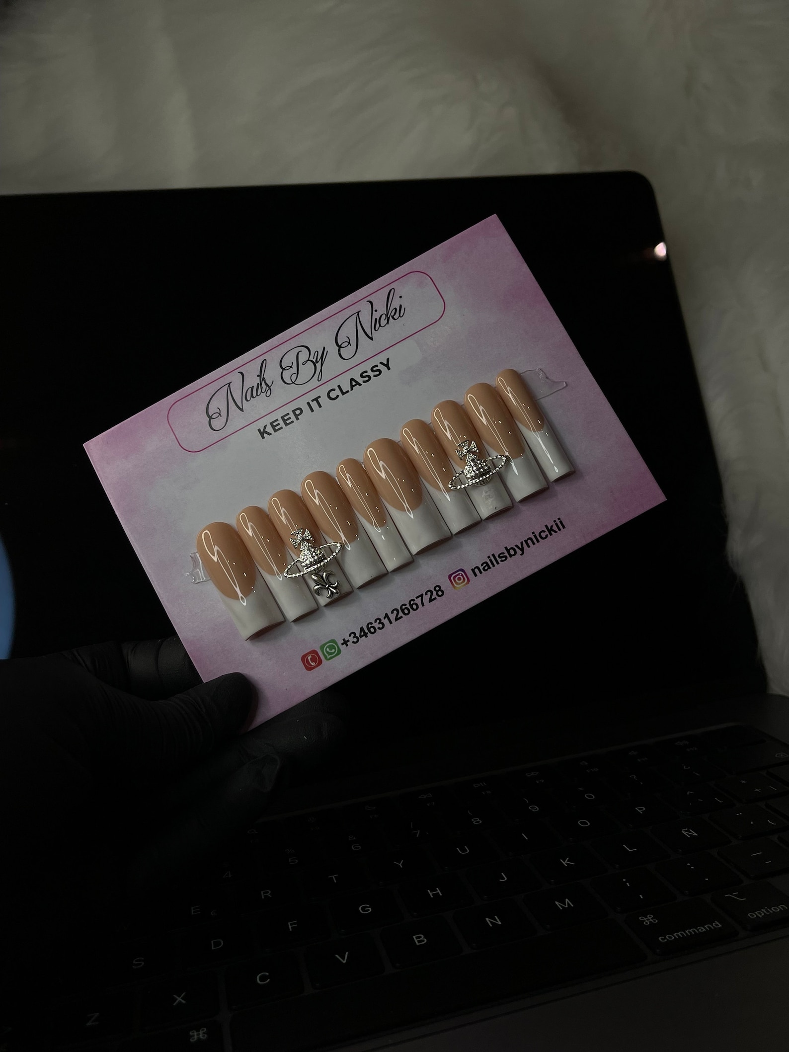 Acrylic Press on Nails Set - Etsy