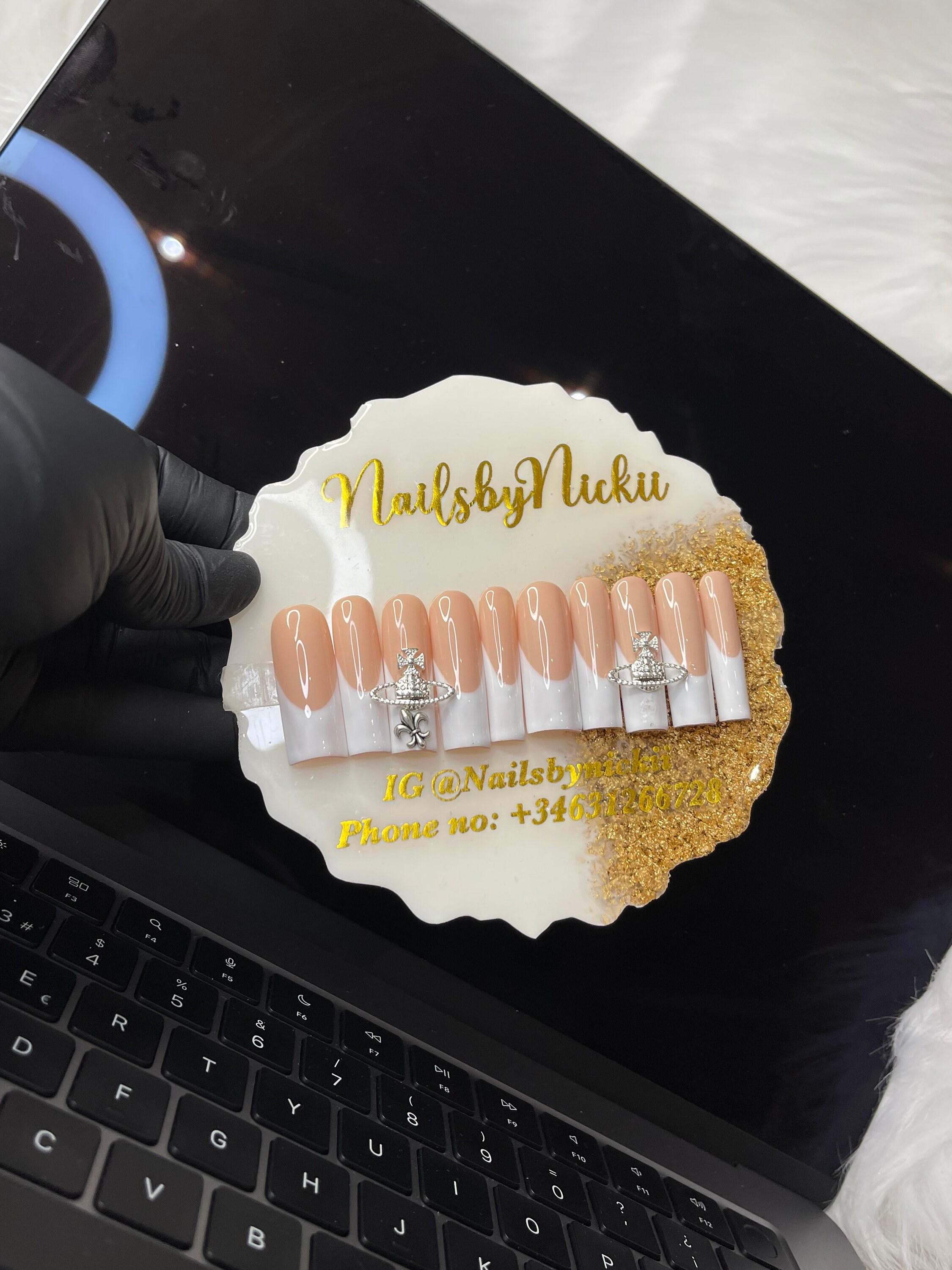 Acrylic Press on Nails Set - Etsy