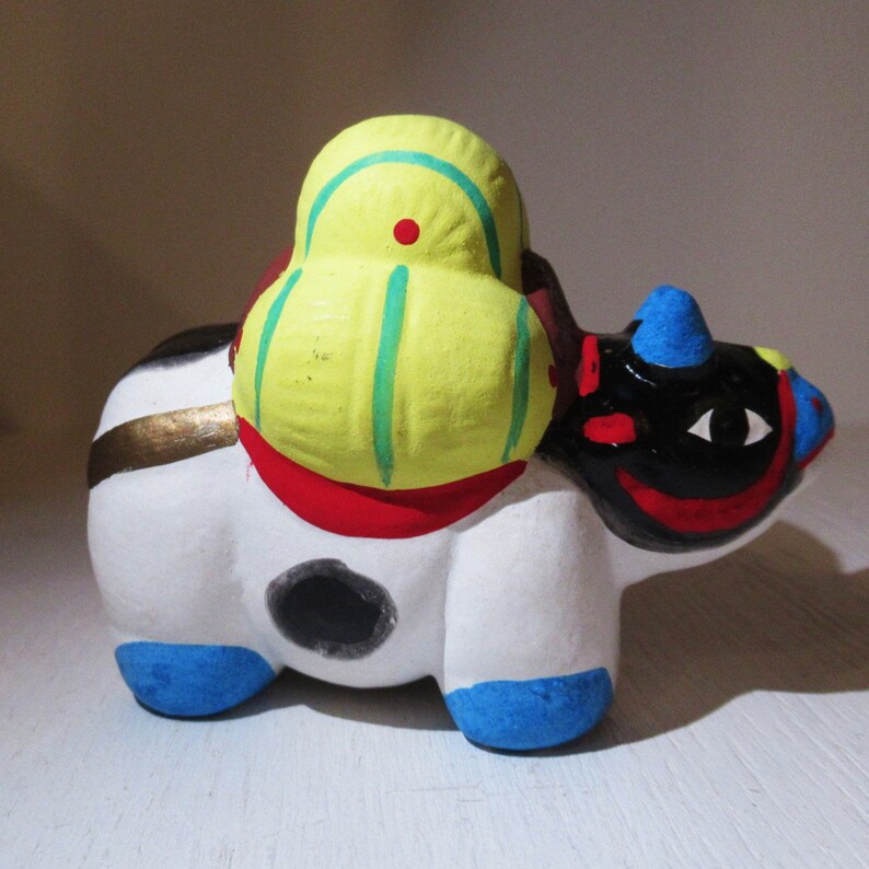 Kyoto Fushimi Doll, tawara Ushi Cow Figurine. Vintage Japanese Local ...