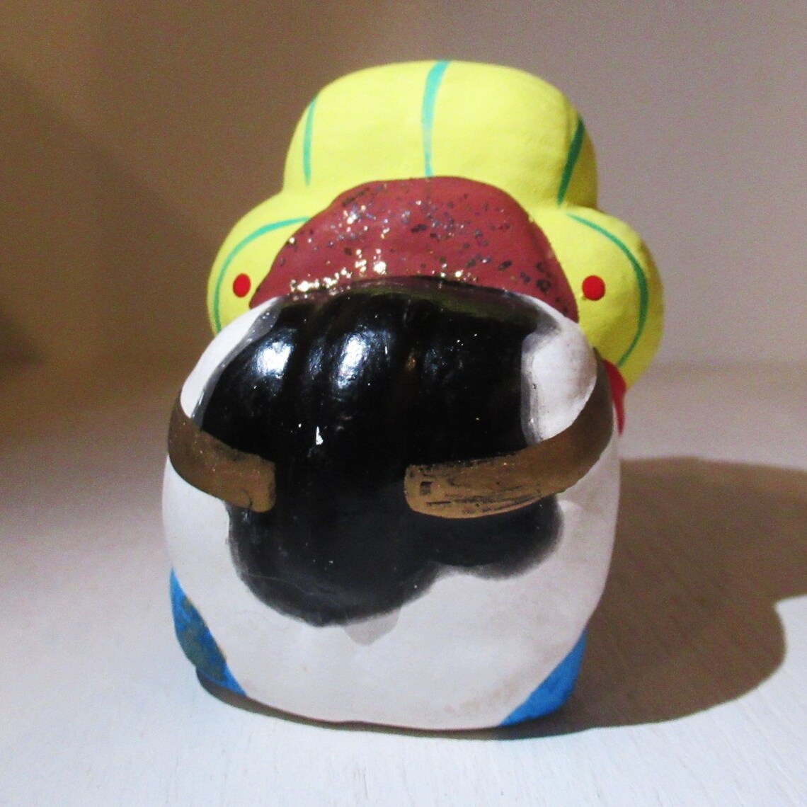Kyoto Fushimi Doll, tawara Ushi Cow Figurine. Vintage Japanese Local ...