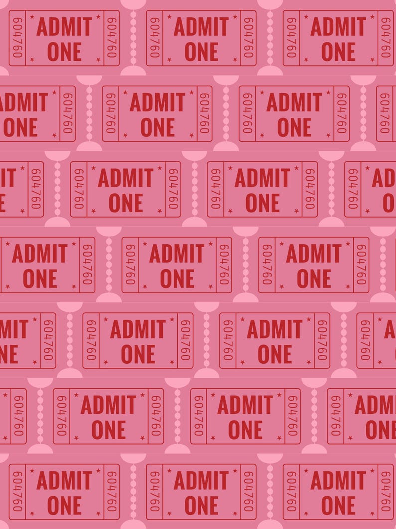 Charming Ticket Collage Poster Print Wall Decor - Etsy