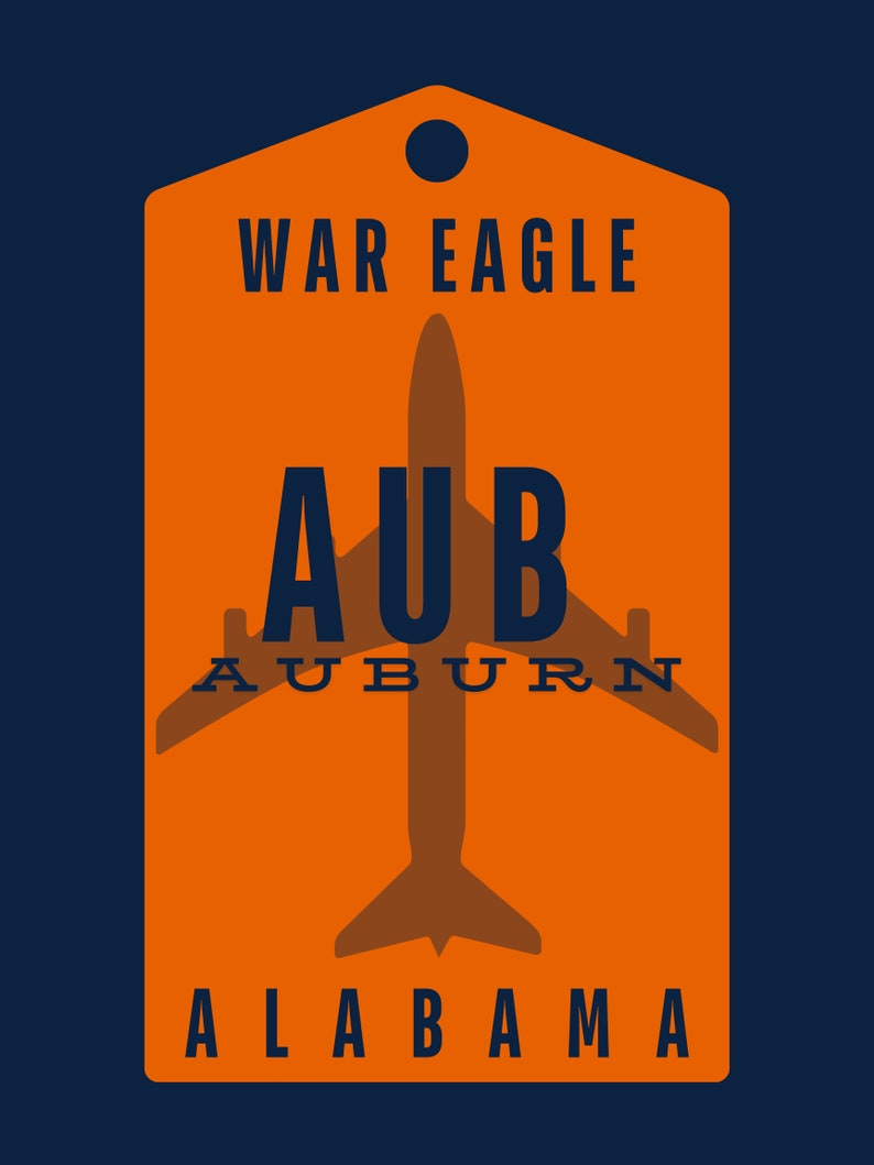 Auburn University Digital Print Wall Decor - Etsy