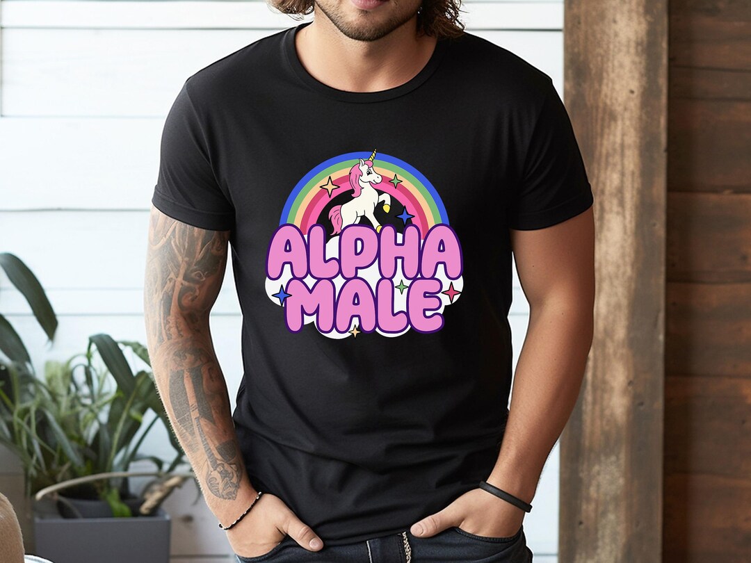 Ironic Alpha Male Weird Cool Funny Meme Joke Hilarious Witty T-shirt ...