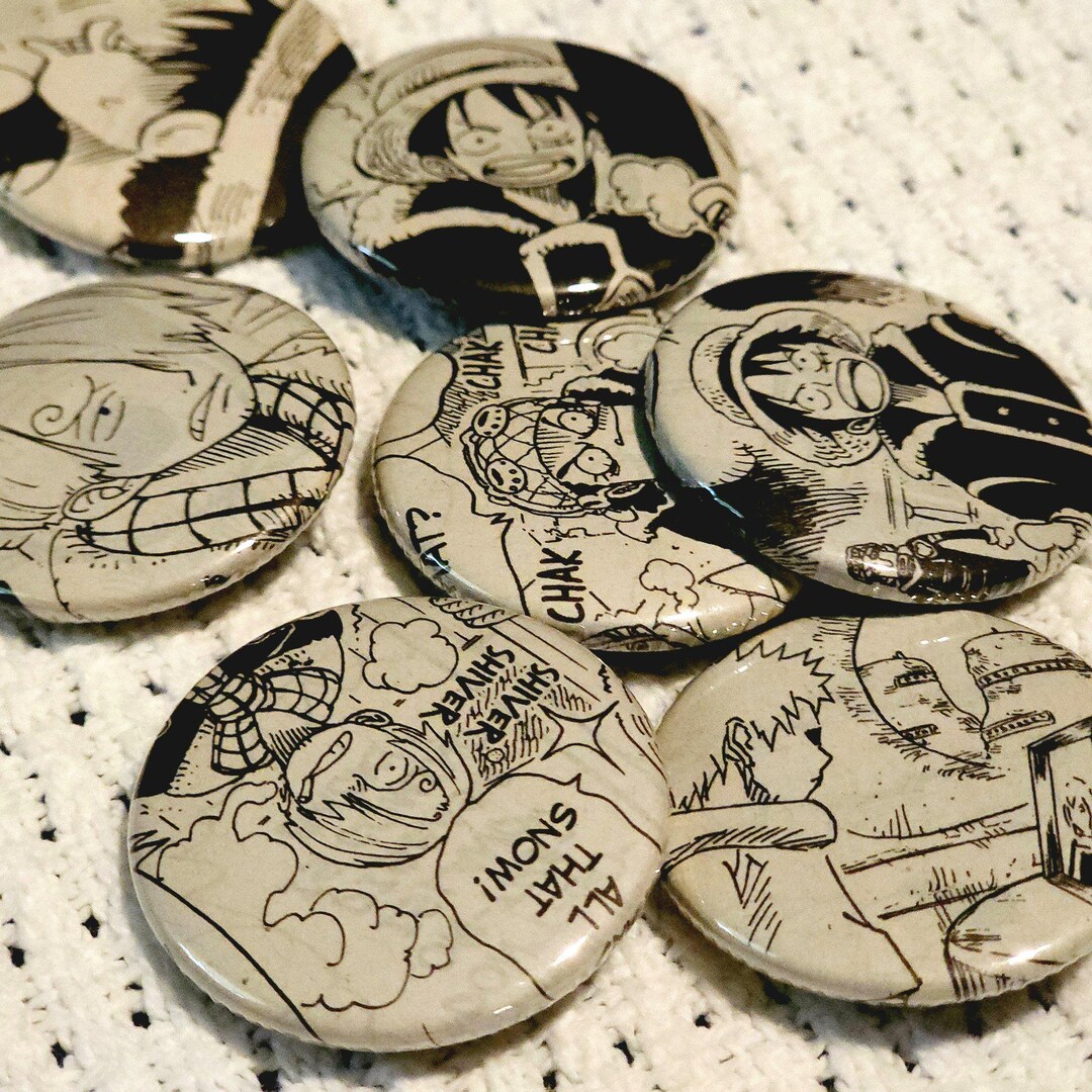 1.5 Inch Shonen Jump Anime Button Pins - Etsy
