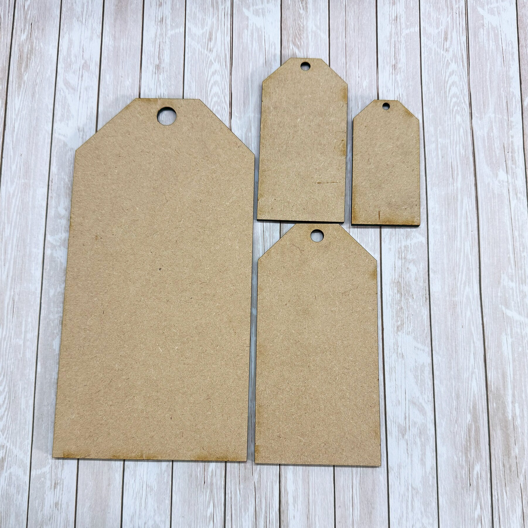 MDF Tag Shapes, Craft Blanks to Paint, Mixed Media Wooden Blanks 3mm ...