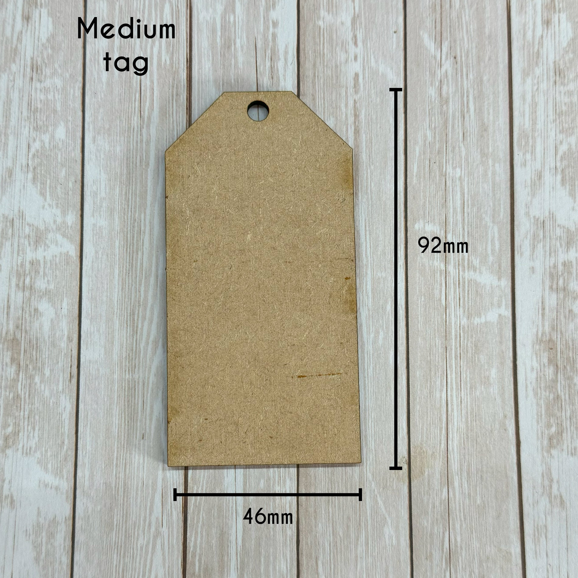 MDF Tag Shapes, Craft Blanks to Paint, Mixed Media Wooden Blanks 3mm ...