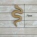 MDF Snake Shapes, Craft Blanks to Paint, Mixed Media Wooden Blanks 3mm ...