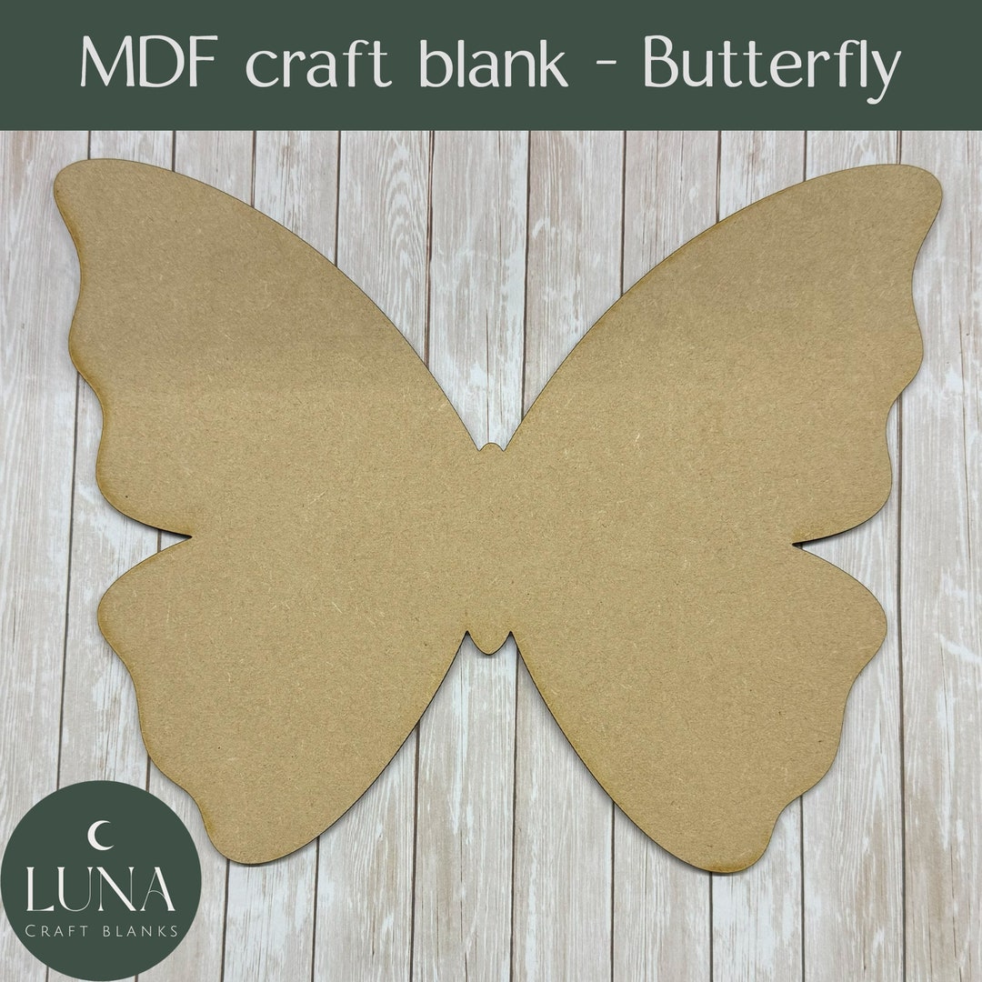 MDF Butterfly Shapes, Craft Blanks to Paint, Mixed Media Wooden Blanks ...