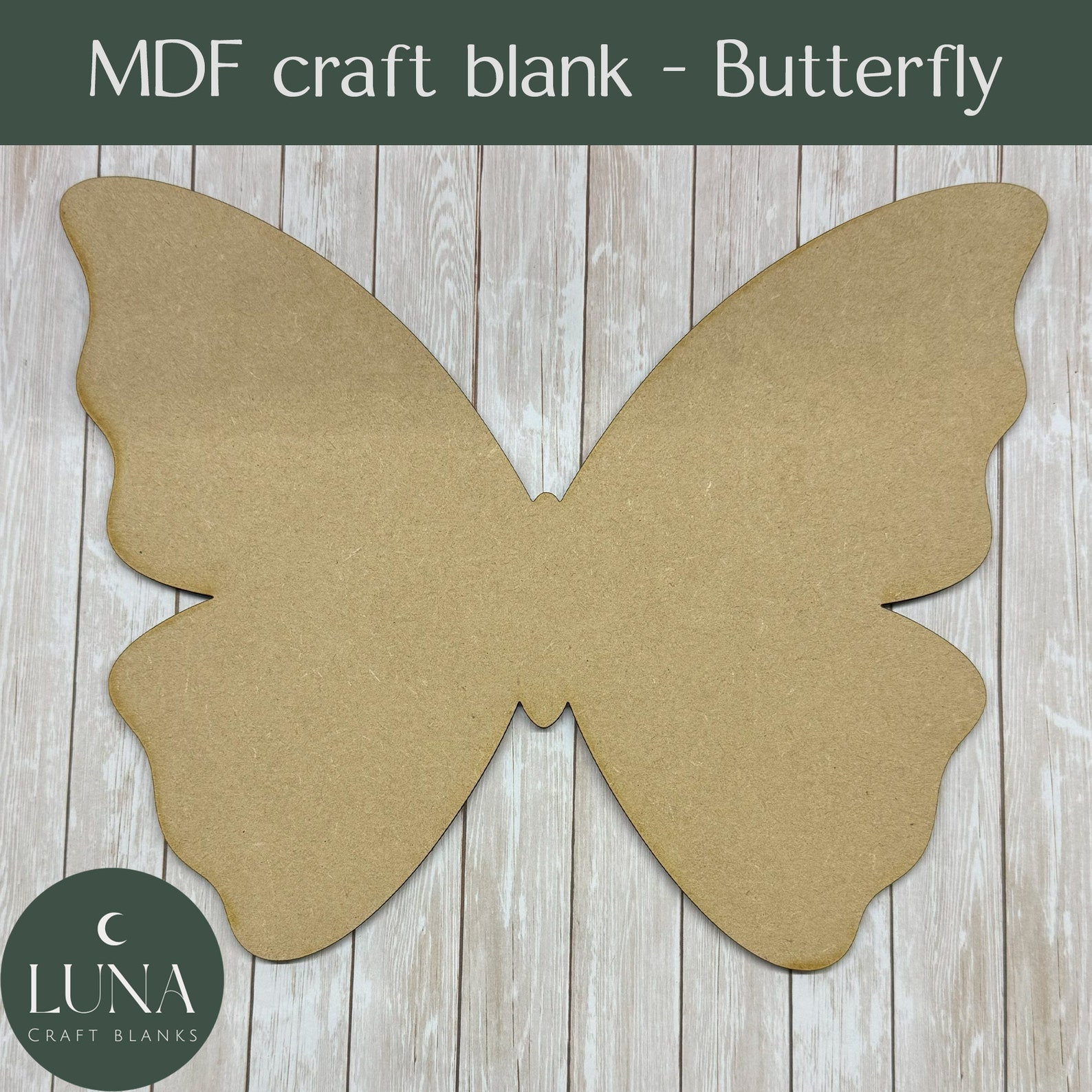 MDF Butterfly Shapes, Craft Blanks to Paint, Mixed Media Wooden Blanks ...