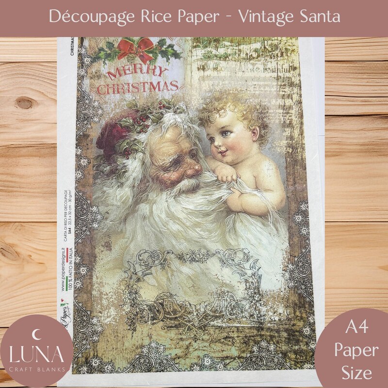 Christmas Rice Paper - Etsy UK