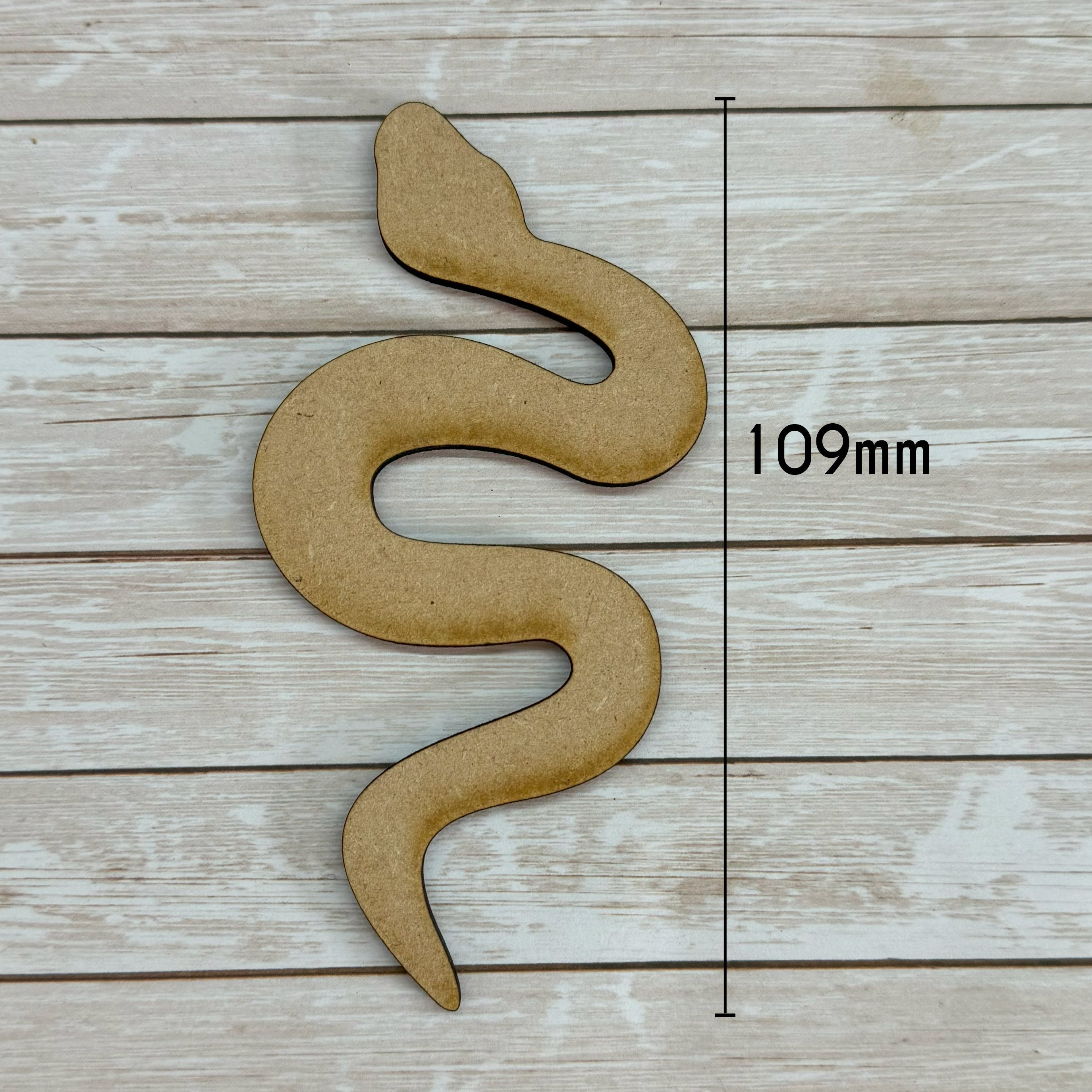 MDF Snake Shapes, Craft Blanks to Paint, Mixed Media Wooden Blanks 3mm ...