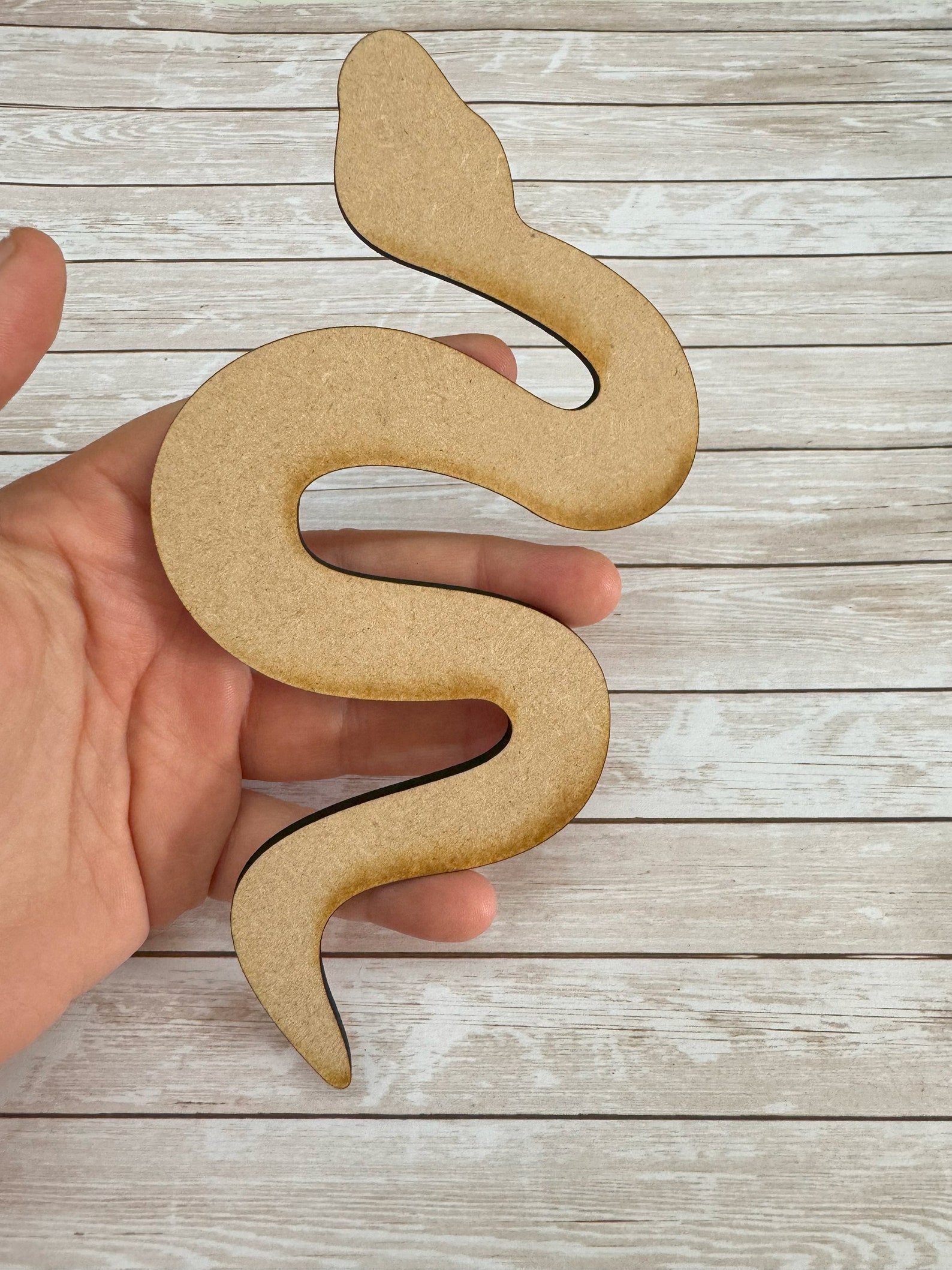 MDF Snake Shapes, Craft Blanks to Paint, Mixed Media Wooden Blanks 3mm ...