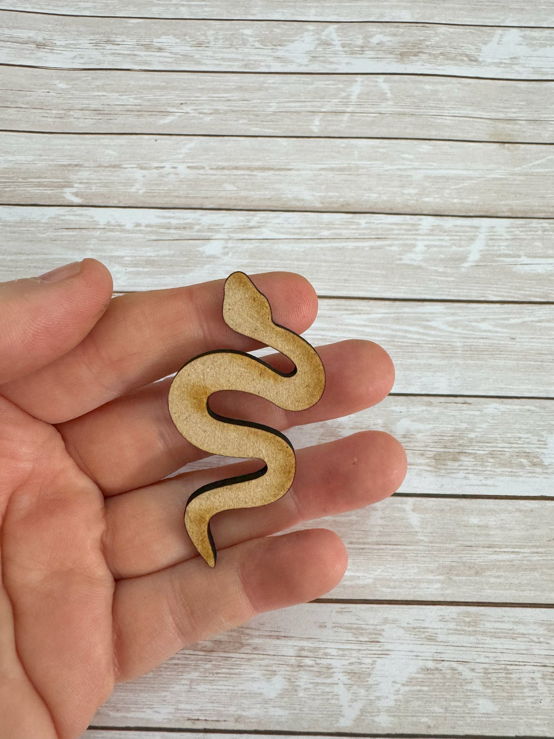 MDF Snake Shapes, Craft Blanks to Paint, Mixed Media Wooden Blanks 3mm ...