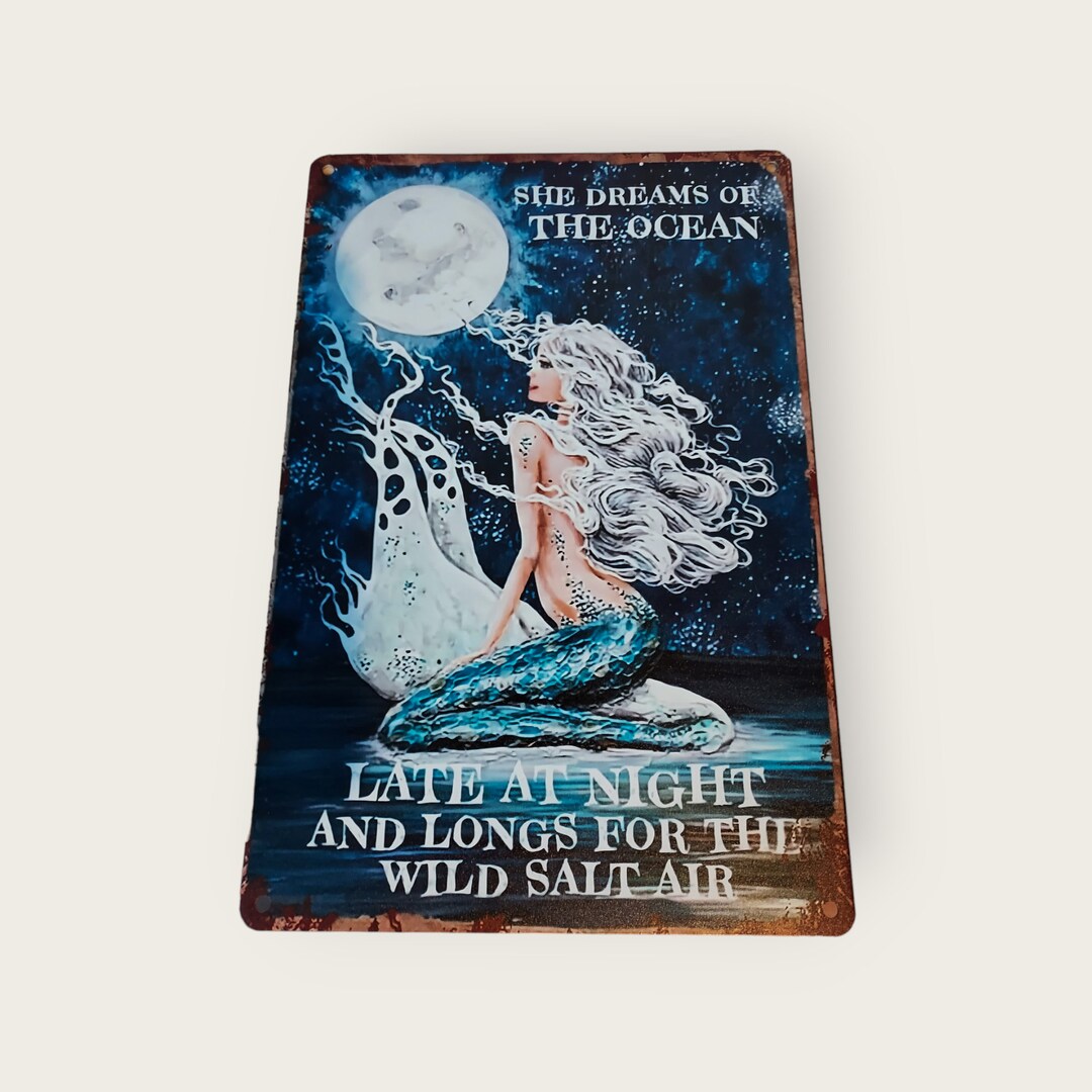 Mermaid Vintage Sign. - Etsy