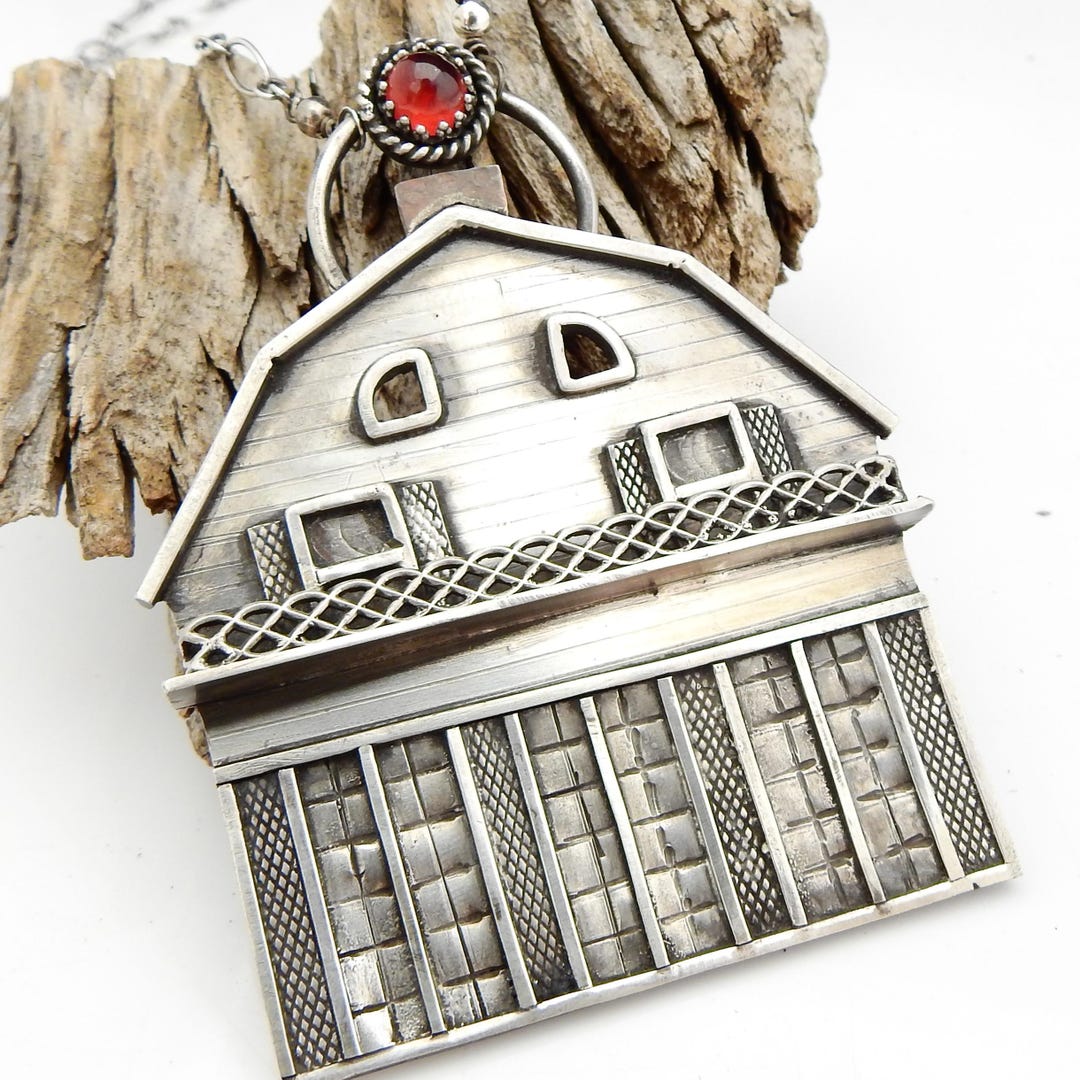 Amityville Horror Necklace - Sterling Silver Handcrafted House With ...