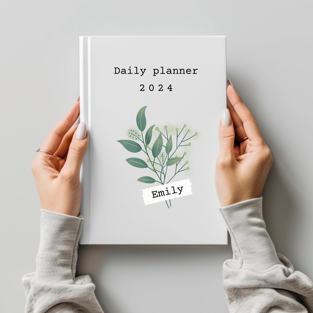 Custom Daily Planner With Name, Personalized Journal for Her Him ...