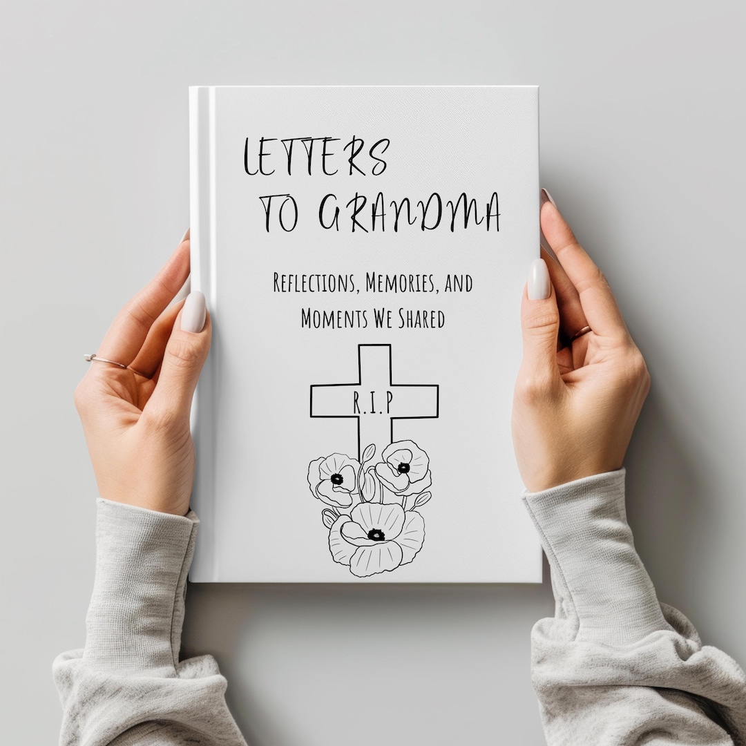 Letters to My Grandma Memorial Journal, Loss of Grandparent, Grandma ...