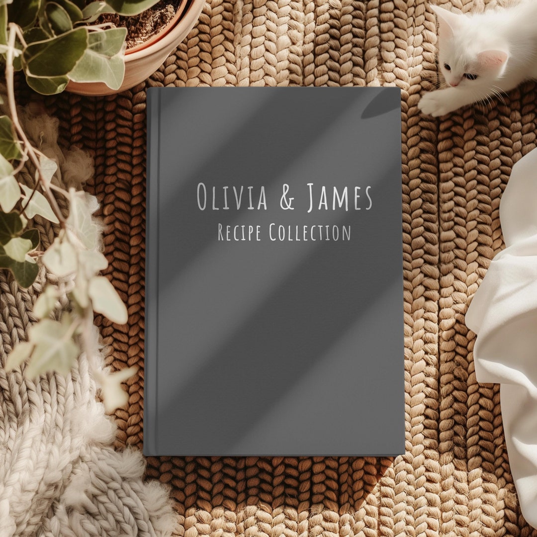 Personalized Recipe Book Custom Cookbook Personalized Name Recipe Book ...