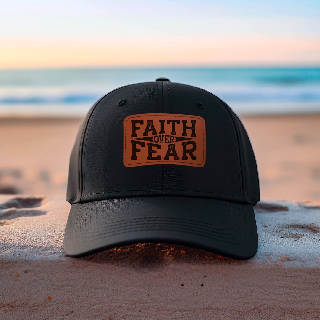 Faith Over Fear Christian Hat, Trucker Hat for Christians,christian ...