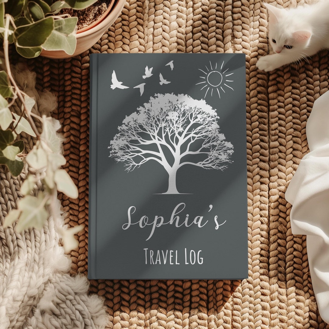 Personalized Travel Journal, Outdoor Adventurer Book, Custom Nature ...