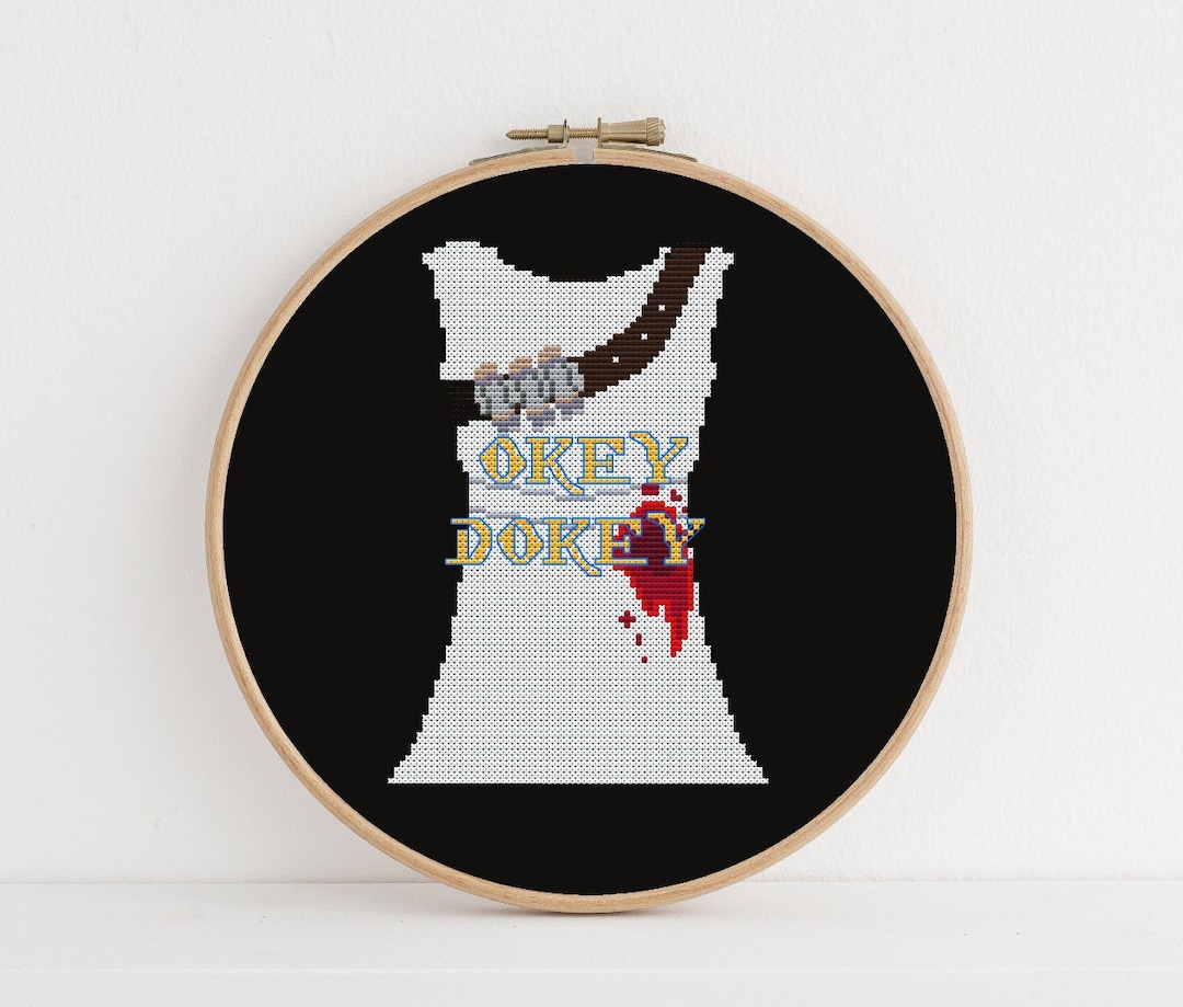 Fallout Okeydokey Lucy Wedding Dress Cross Stitch Patter - Etsy
