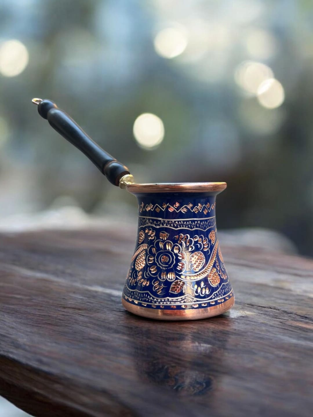 Handmade Traditional Turkish Coffee Pot, Vintage Copper Coffee Pot ...