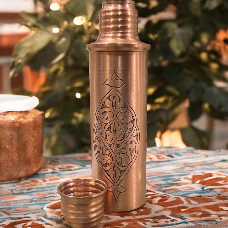 Copper Flask - Etsy