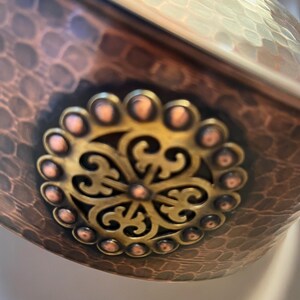 Special Copper Pot, Copper Pot With a Unique Motif, Hammered Copper ...
