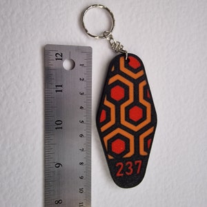 The Shining Inspired Overlook Hotel Carpet Patten Keychain - Etsy