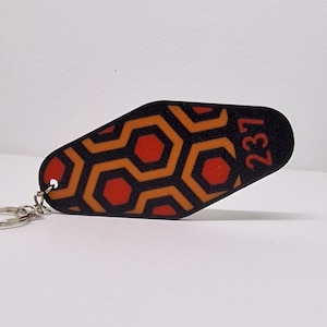 The Shining Inspired Overlook Hotel Carpet Patten Keychain - Etsy