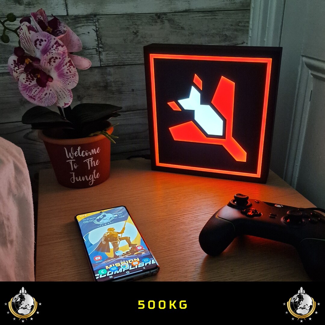 Helldivers 2 Eagle Lightbox With Interchangeable Front Panel - Etsy