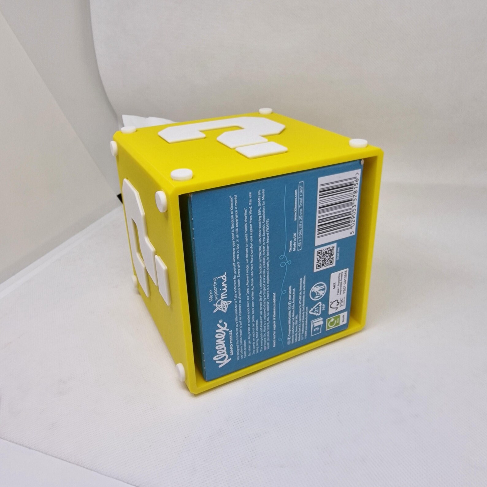 Super Mario Question Box Tissue Cover, Gaming Room, Man Cave, Gift ...