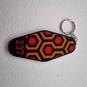 The Shining Inspired Overlook Hotel Carpet Patten Keychain - Etsy
