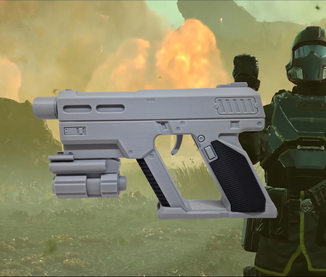 Helldivers 2 Peacekeeper 1:1 Cosplay Prop DIY Kit, 3D Printed Cosplay ...