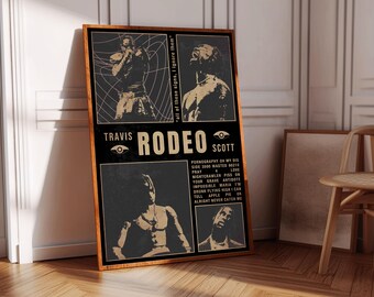 Travis Scott Digital Download Poster, Rodeo Album, Music Artist Album ...