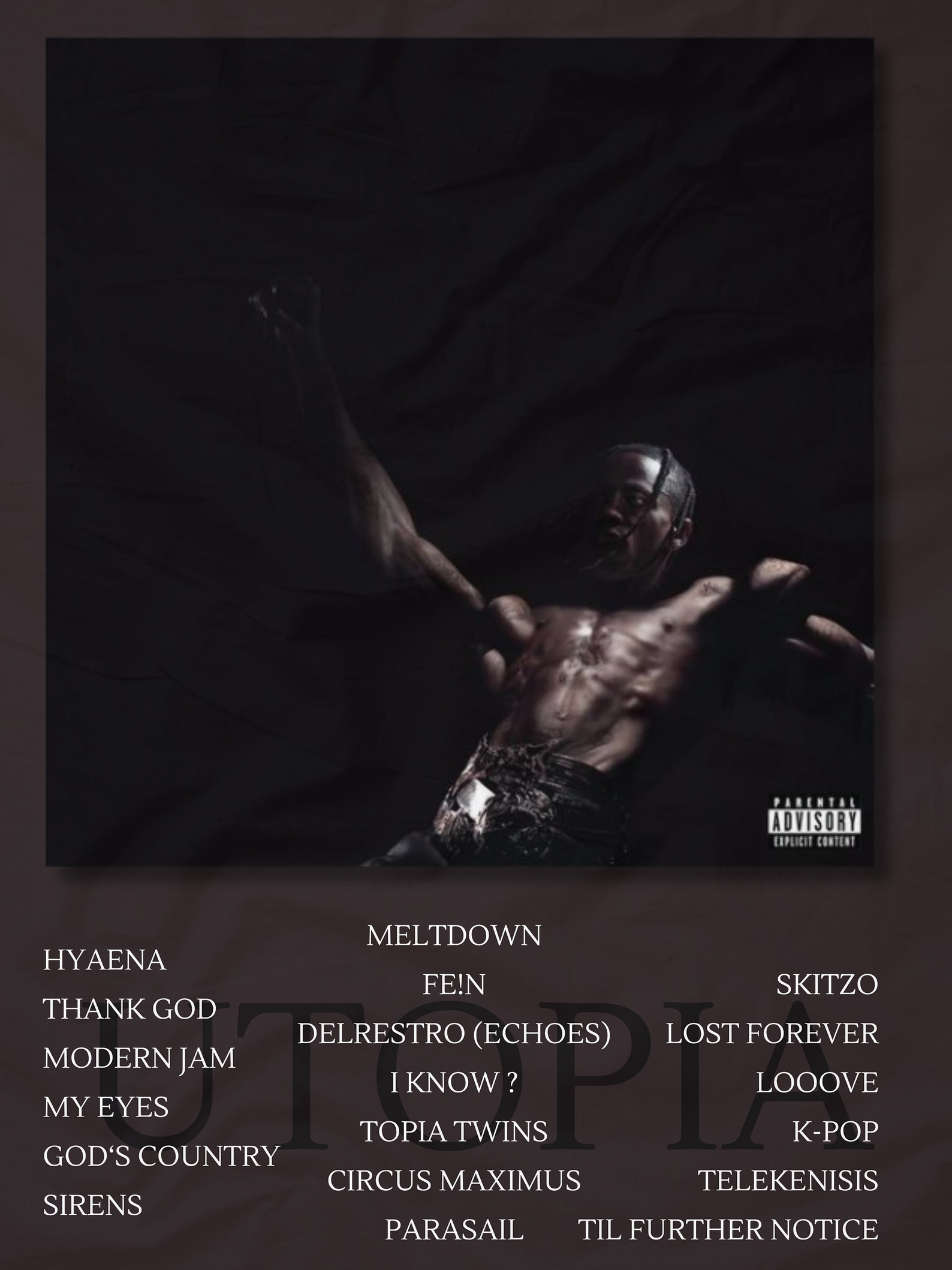 Travis Scott Posters 4 Pack, Travis Scott Wall Print Painting, Travis ...