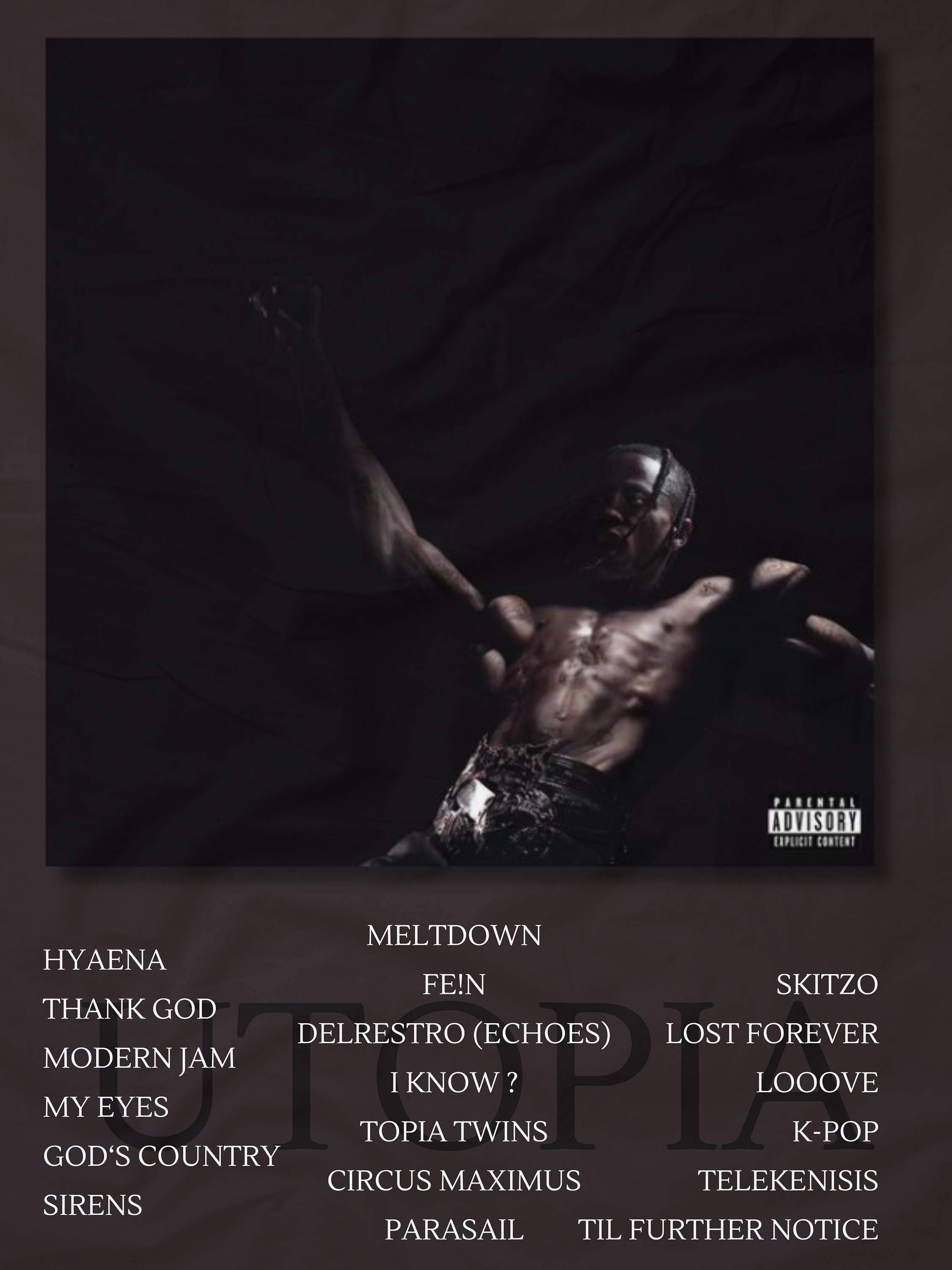 Travis Scott Posters 4 Pack, Travis Scott Wall Print Painting, Travis ...