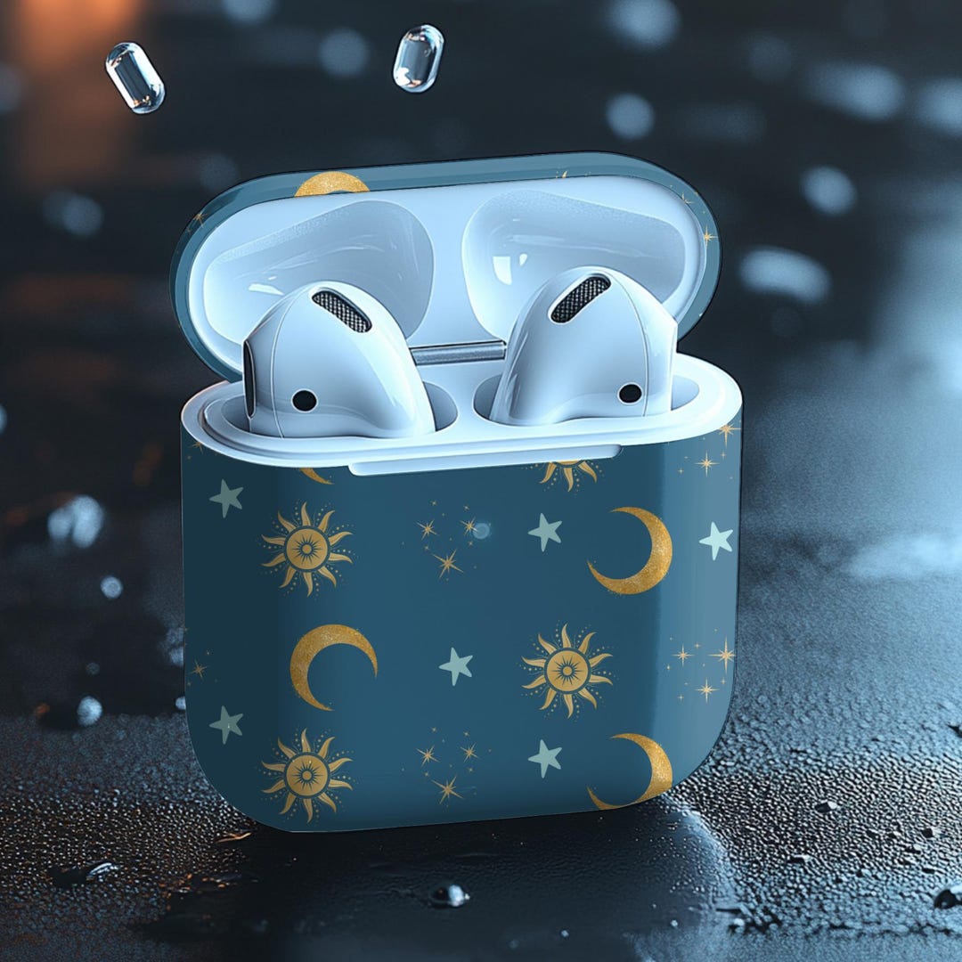 Celestial AirPod Case Star and Moon Design, Gift for Astronomers ...