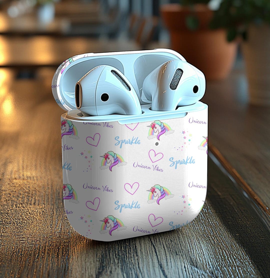 Unicorn Vibes AirPod Case, Stylish Earbud Case Cover, Unique Gift for ...