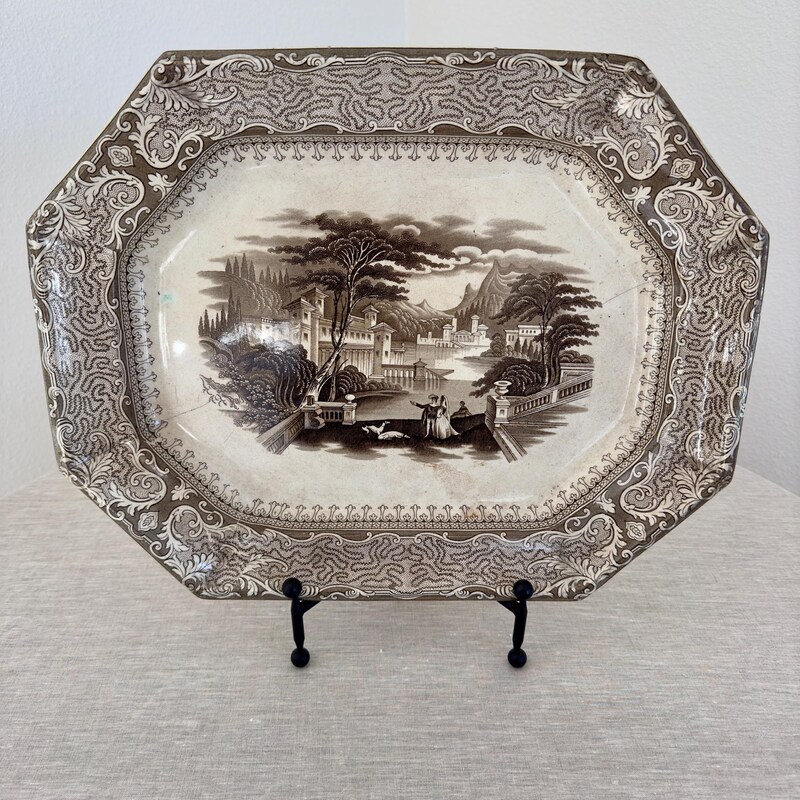 Transferware Platter - Etsy