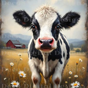 A4 Rice Paper Dairy Cow - Etsy